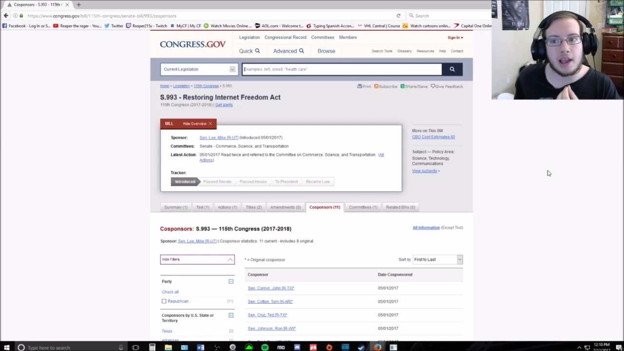 Restoring Internet Freedom Act Breakdown and Why This Act Is Bad - YouTube