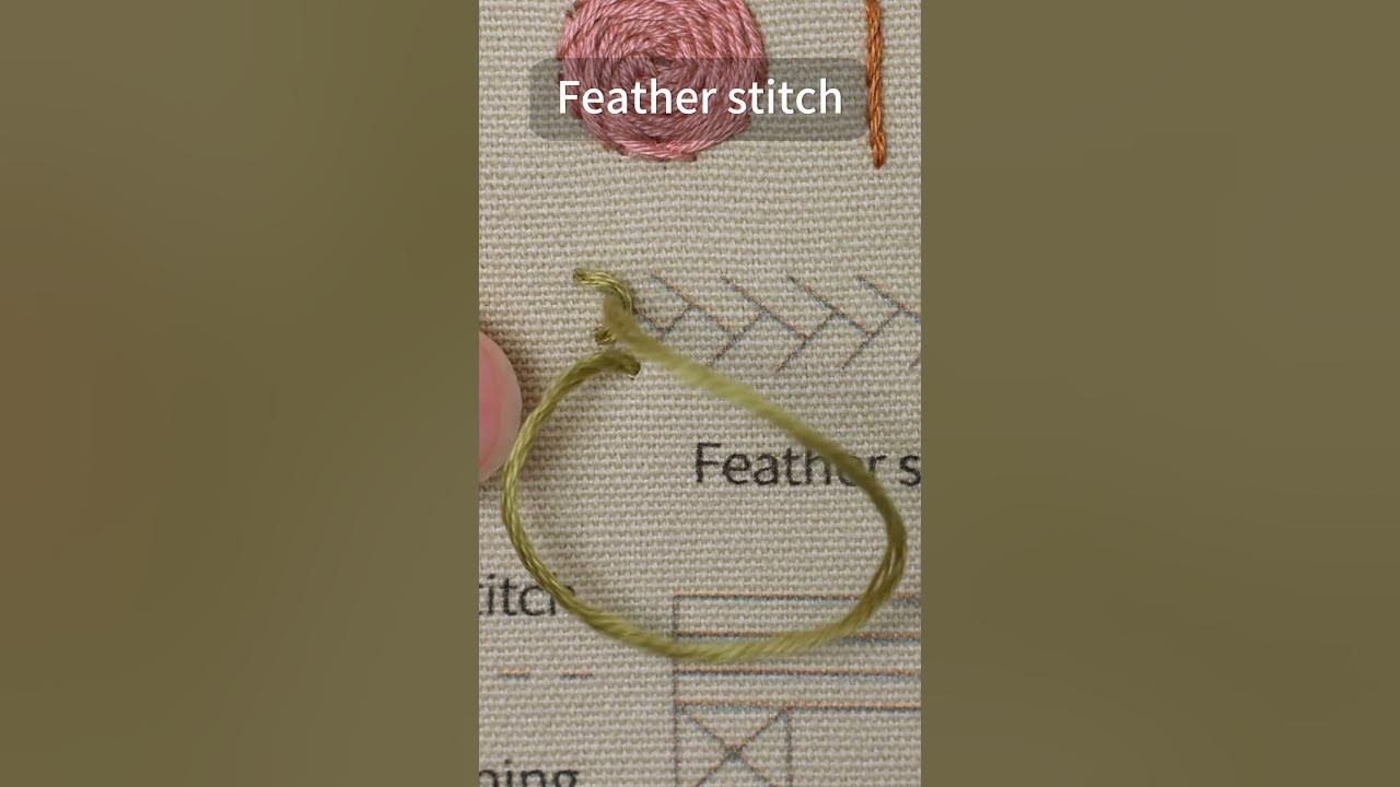 🧶Feather Stitch丨From Basics to Botanical Beauty 🌿丨Perfect for Beginners🌟 #etspil - YouTube