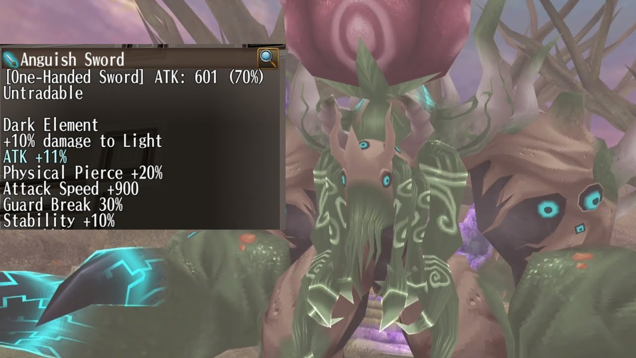 Toram Online | Anguish Sword Dual Sword first showcase - YouTube