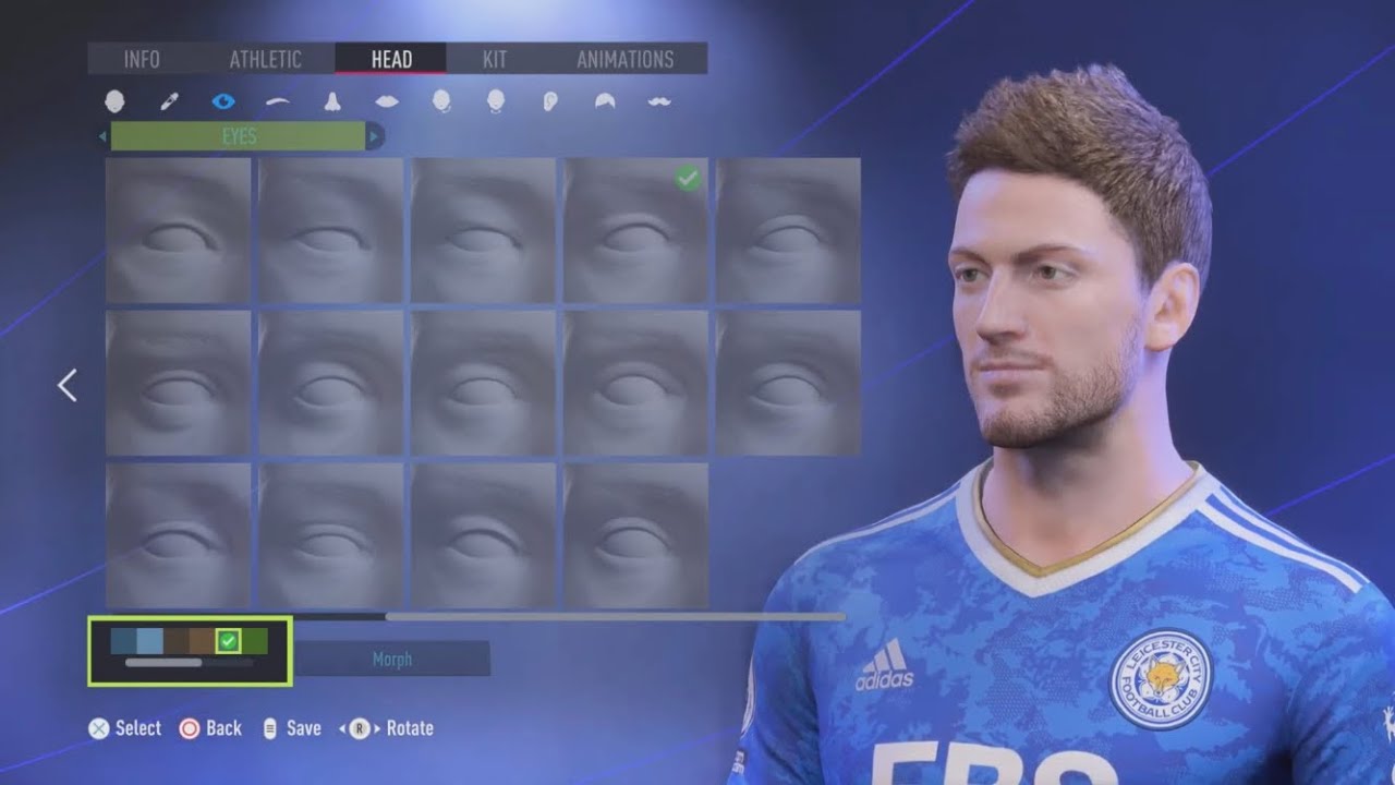 FIFA 22 (23) How to make Jamie Vardy Pro Clubs Look alike - YouTube