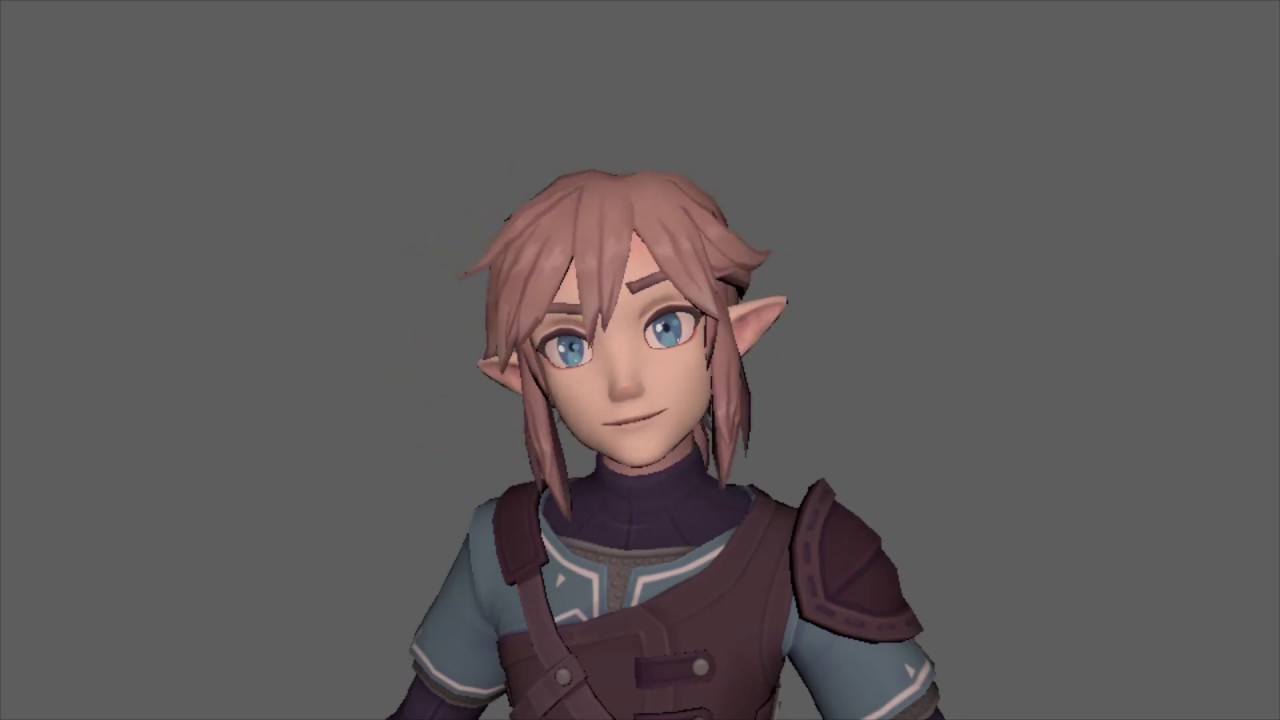 Follow Through Hair Animation - YouTube