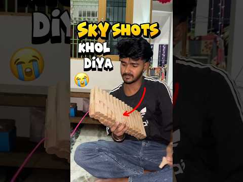 Sky shot ka dabba Pura khol Diya 😅😨 #minivlog #viralshort #diwali #shortsfeed #entertainment