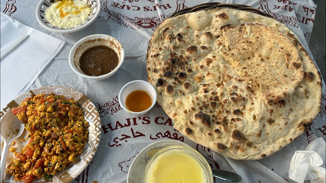 Haji Cafe Authentic Bahrain Breakfast - YouTube