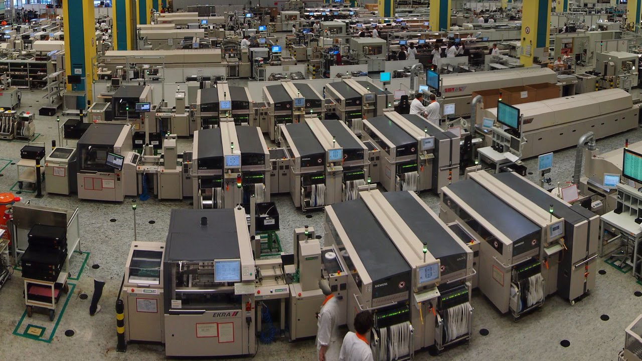 Fujitsu Augsburg plant - YouTube