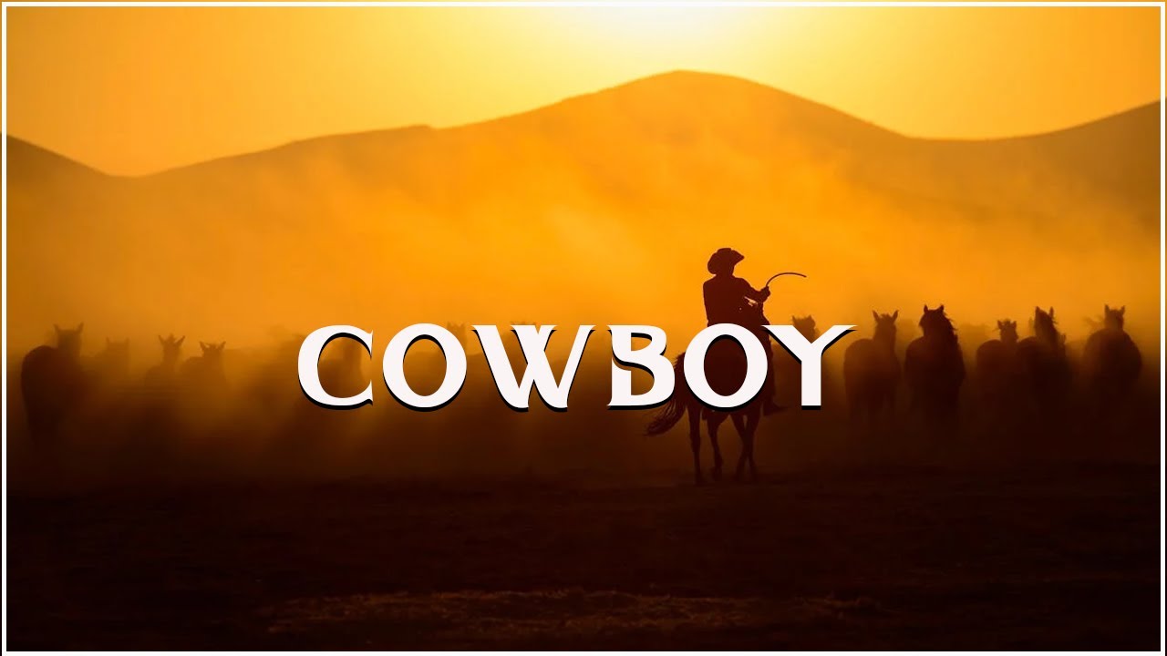 Relaxing Cowboy with Beautiful Scenery of the American - Country Music ...