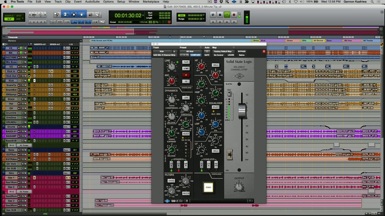 5-Minute UAD Tips: SSL 4000 E Series Channel Strip (German) - YouTube