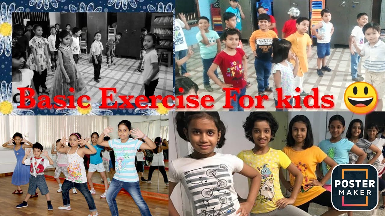 Basic Exercise & Hand Moves For kids/ Dolphine public school/ 100% ...