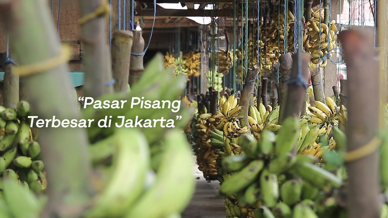 PASAR PISANG TERBESAR DI JAKARTA - YouTube