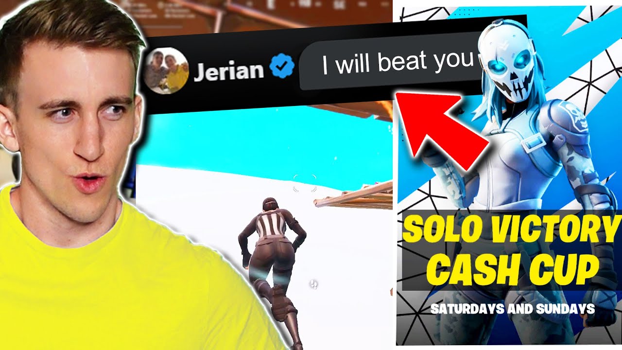 Jerian said he could beat me in the Cash Cup.. - YouTube