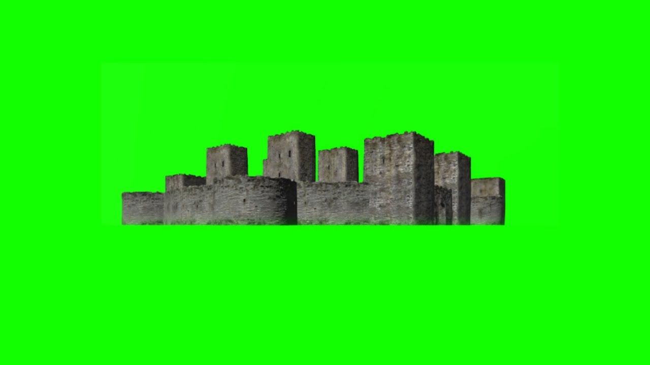 Big castle green screen 1 - YouTube