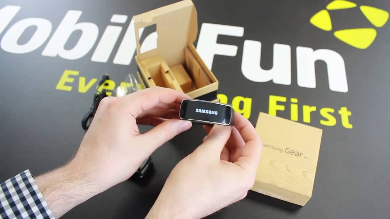 Samsung Gear Fit SmartWatch Unboxing - YouTube