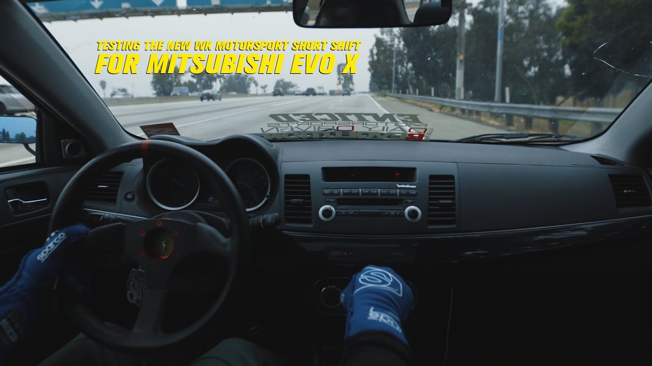 Testing my WK Motorsports Short Shifter in my Evo X - YouTube