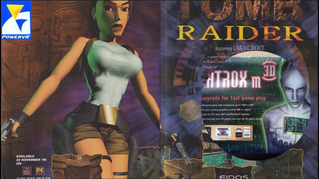 Matrox M3D - Tomb Raider 1 Shortplay - YouTube