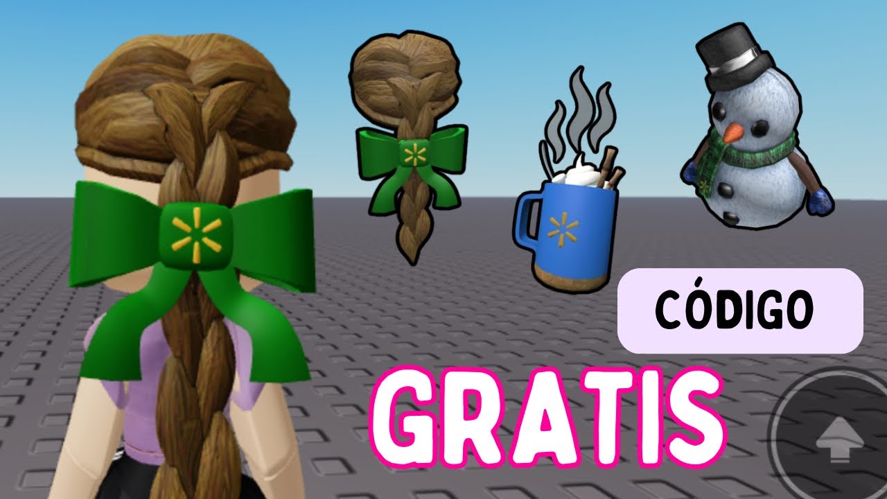 RECLAMA! CABELLO E ÍTEMS DE NAVIDAD GRATIS + CODE - YouTube