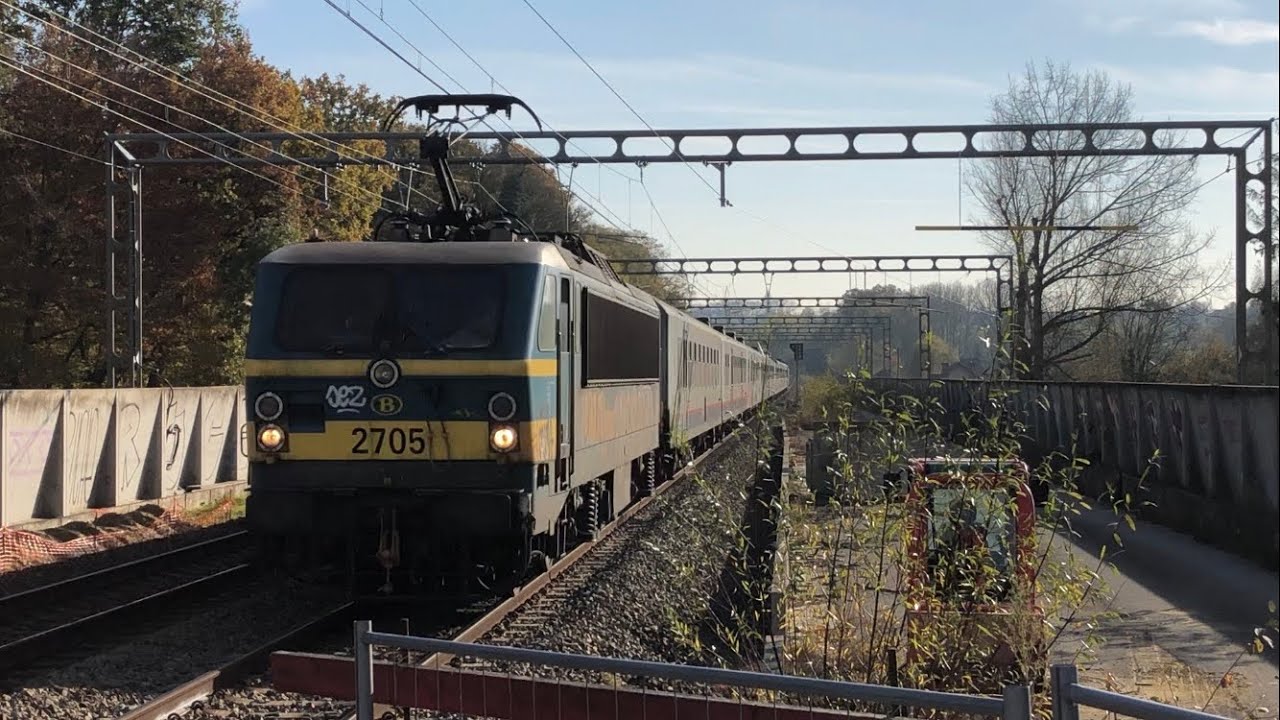 IC 2433 heading to Bruxelles-Midi (12/09/21) - YouTube