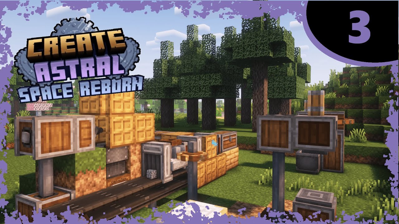 Arboles de savia, y produccion de hierro! | CRATE ASTRAL #3 | # ...