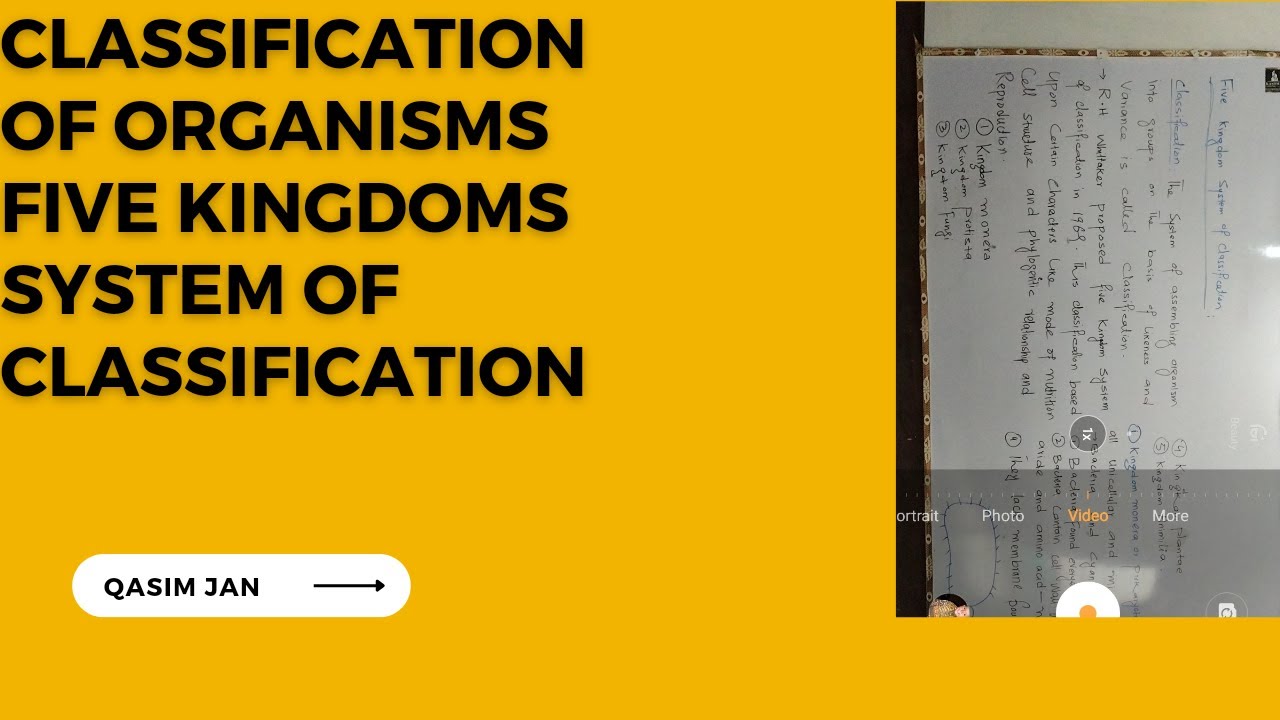 Class 9th classification of organisms - YouTube