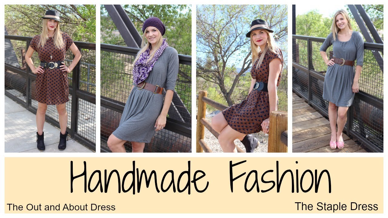 Handmade Fashion: 2 Dresses - YouTube