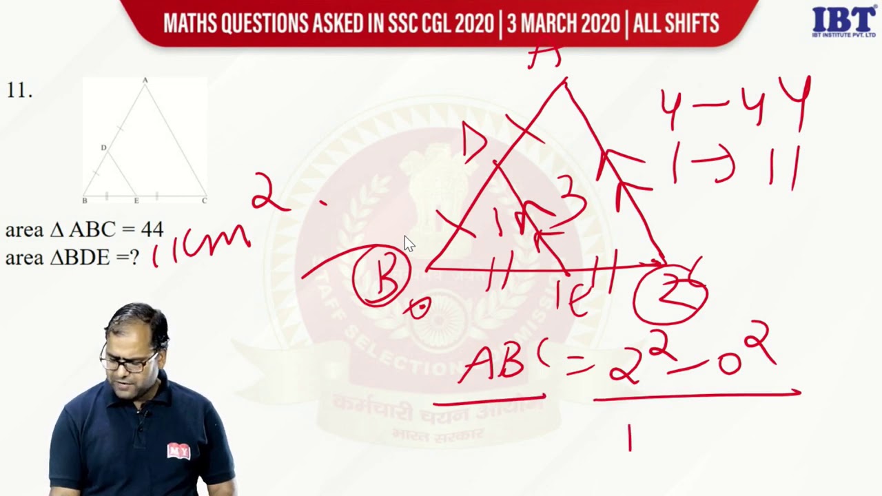 Important Maths Question for SSC CGL Exam asked in 2019-2020 - YouTube