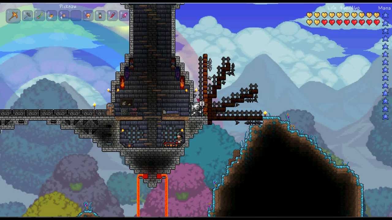 Terraria 4 phase draw bridge 1.2.1.2 - YouTube