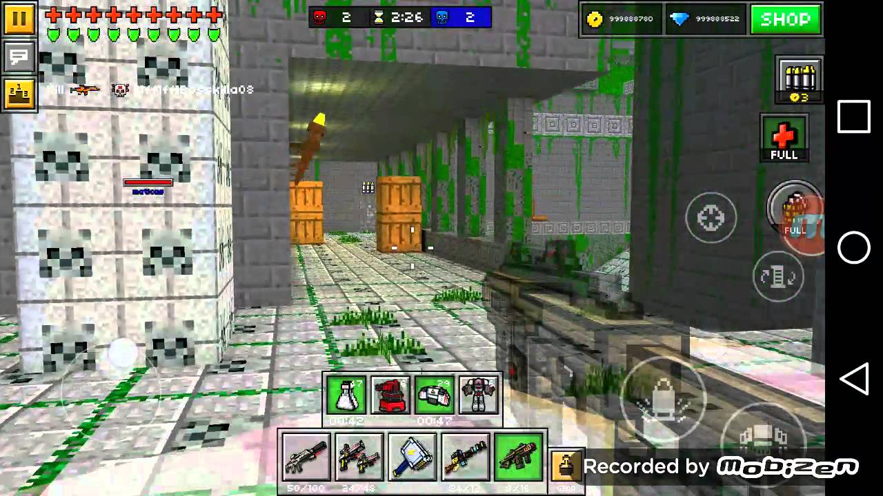 Bastion Gun Review! Pixel Gun 3D - YouTube