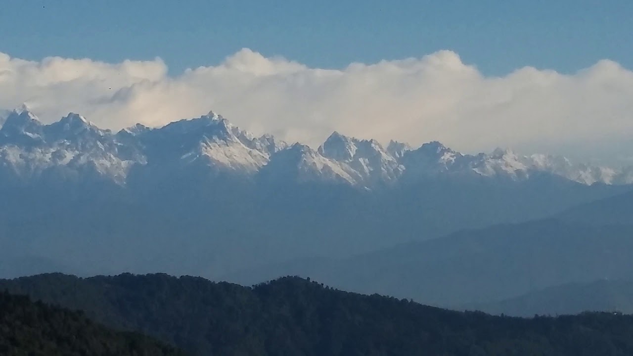 Kanchanjungha view from Chatakpur - YouTube