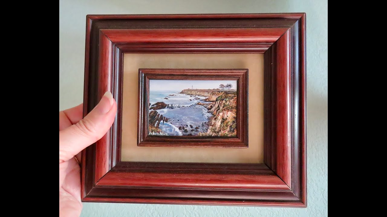 Barbara Stanton shows off her paintings - YouTube