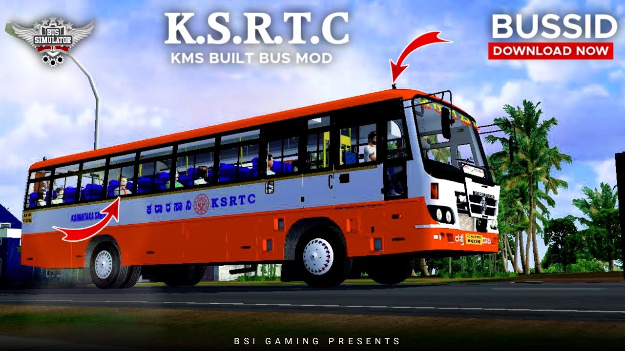 Updated !! KMS built KSRTC bus mod for bussid | bussid New updated bus ...