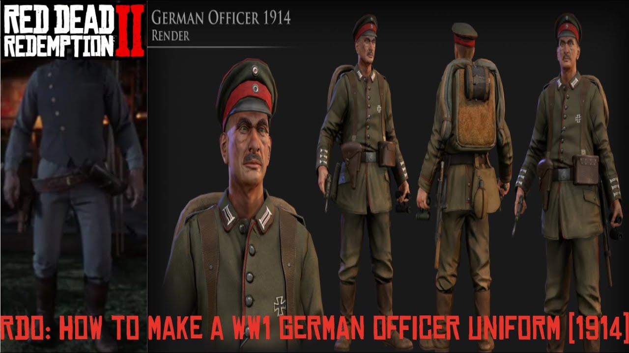 RDO: How to Make a WW1 German Officer Uniform (1914) - YouTube