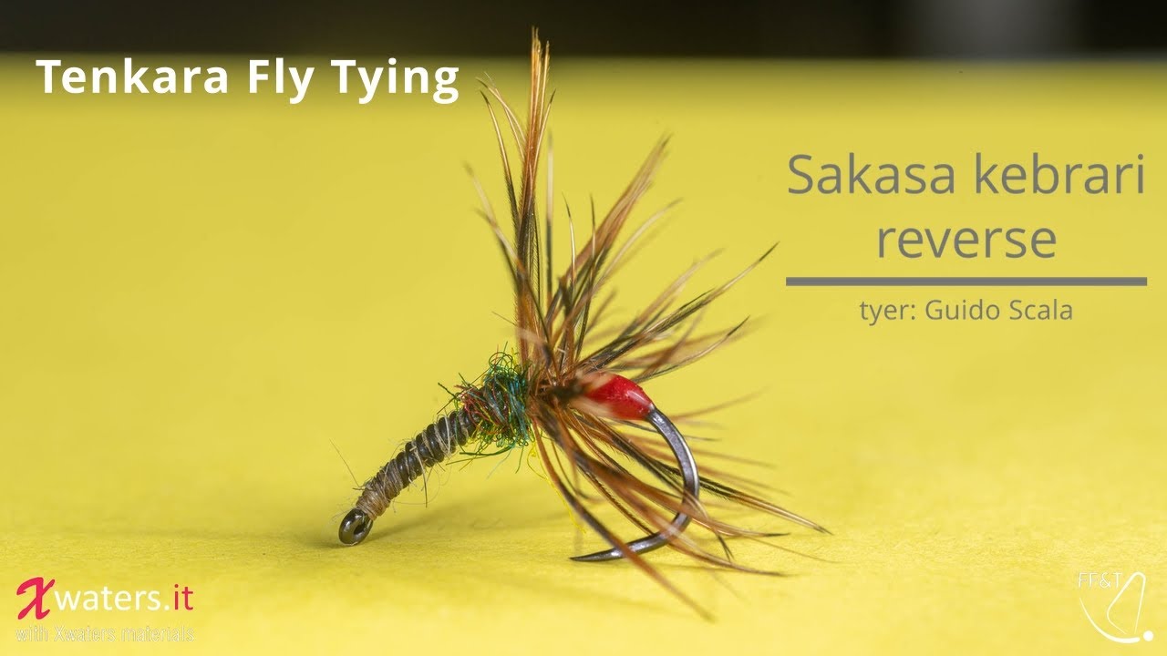 Tenkara Fly Tying - Sakasa kebari reverse - Wild boar and Hen Pheasant - Tutorial by Guido Scala ...