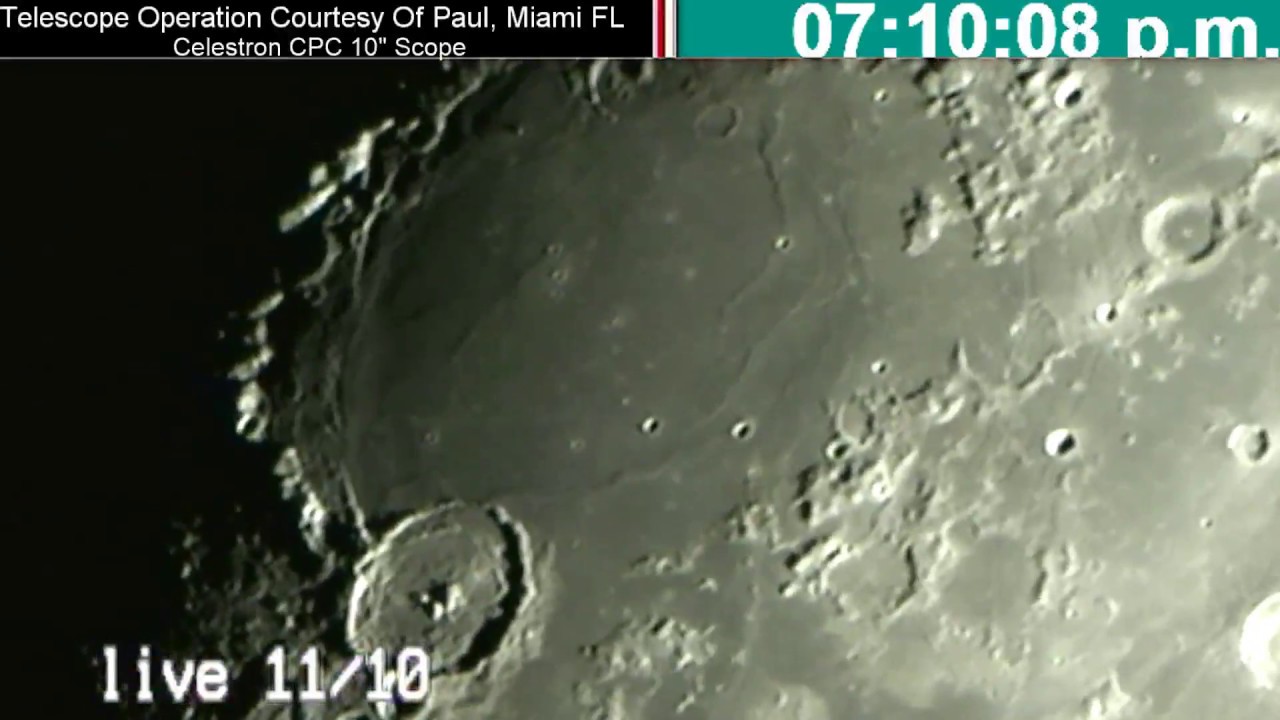 The Moon: LIVE STREAM 11-10-16 Audio: BillNY Skywatcher - YouTube