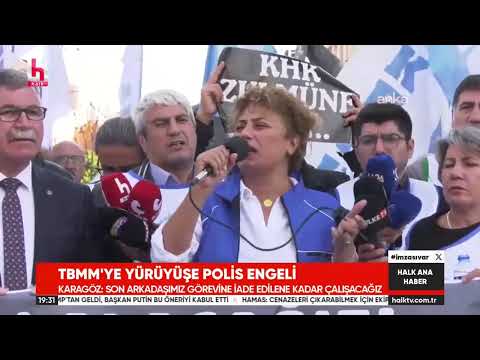 Halk Tv  - Ana Haber - KESK'li İhraçlar Yürüyor - Madenci Anıtı Basın Açıklaması  - Ankara