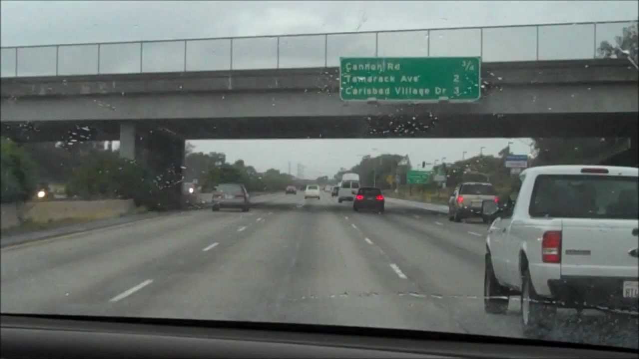 I-5 North from 1st Ave. to Coast Hwy. & CA-76 - YouTube