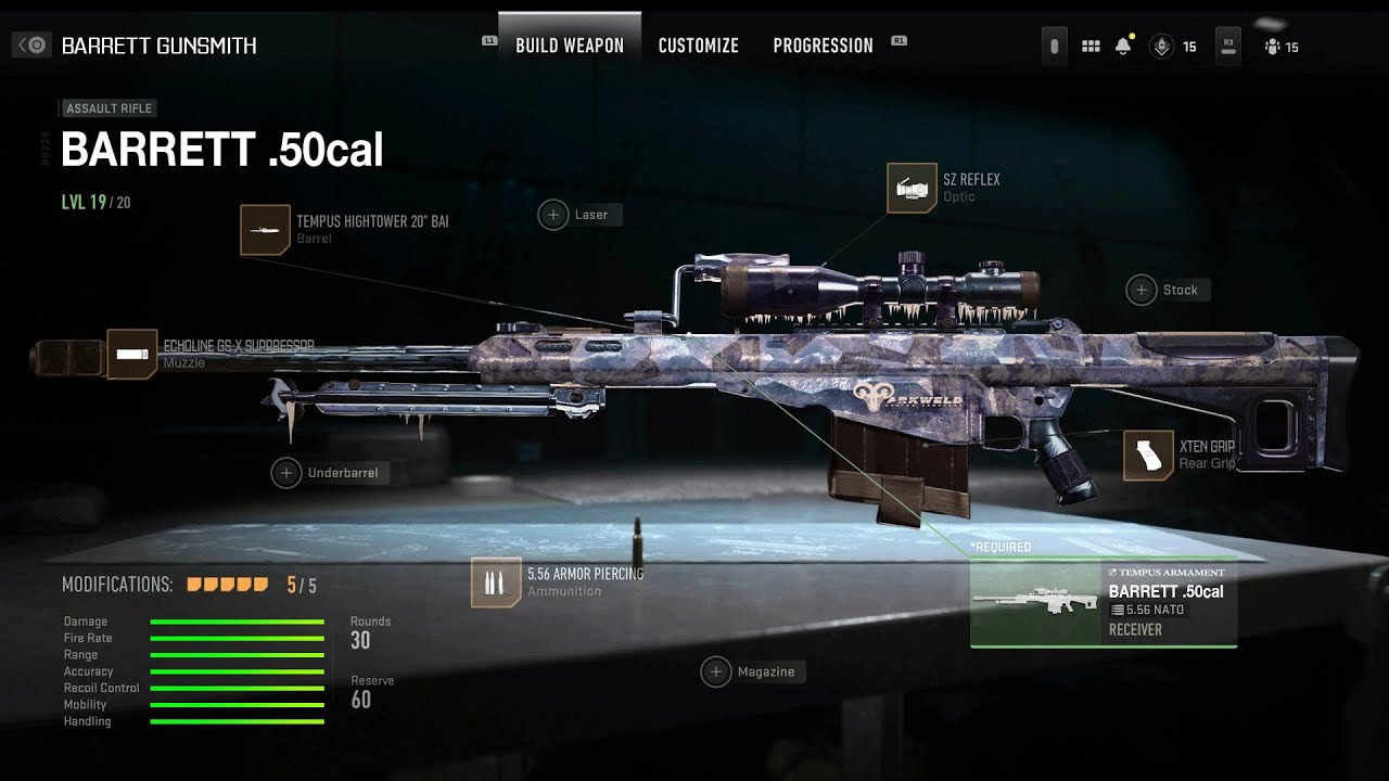 How to Unlock the WARZONE 2 BARRETT .50 Cal in WARZONE!😍 (Modern ...