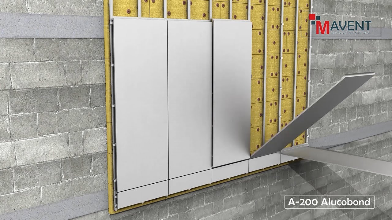 MAVent Facade System A-200 Classic BO T Alucobond BIG - YouTube