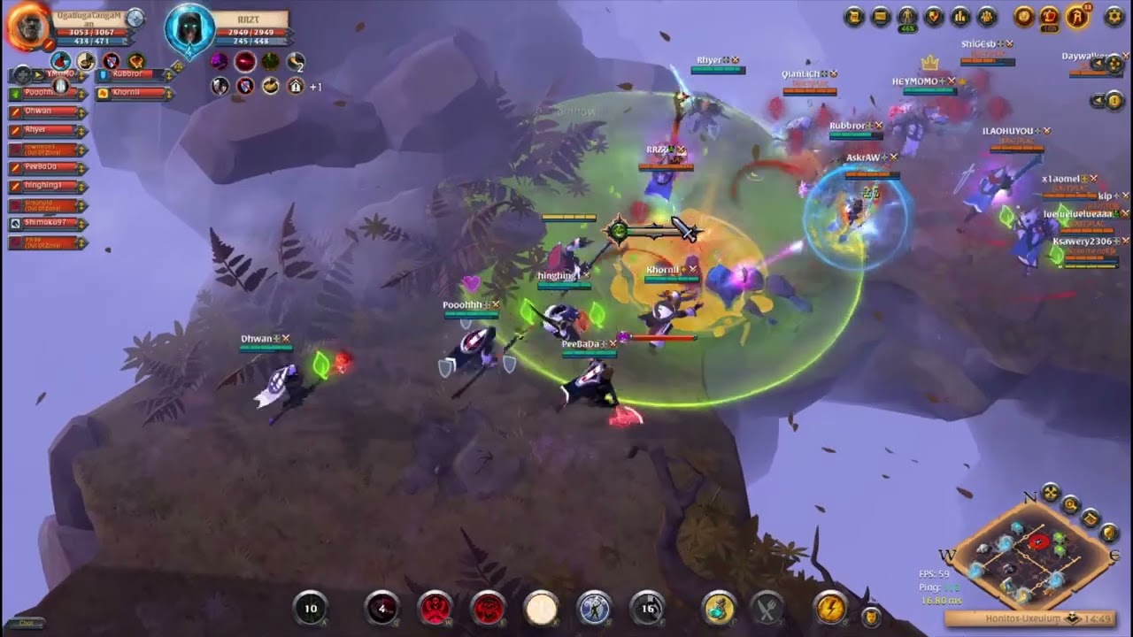 Fighting blobs in the roads! ||Albion online PvP Highlights|| - YouTube