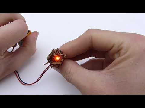 Creating railway modelling fire effects - YouTube