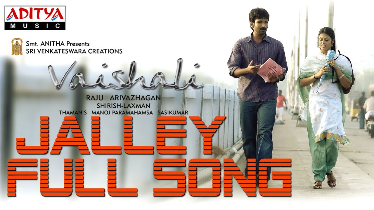 Jalley Full Song ll Vaishali Movie ll Aadhi, Nanda, Sindhu Menon ...