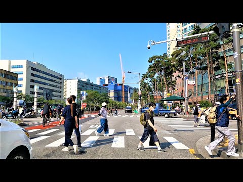 Seoul Drive ASMR [4K] Around Cheonggyecheon Stream in Dongdaemun, Seoul