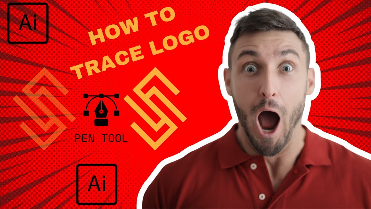 How to any Object and Logo Tracing in Adobe Illustrator 2024 - YouTube