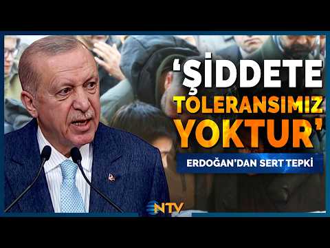 Cumhurbaşkanı Erdoğan Öğretmenlere Yönelik Şiddete Tepki Gösterdi: 'Toleransımız Yok' | NTV