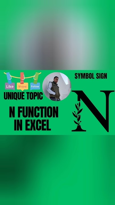 # N FUNCTION IN EXCEL - YouTube