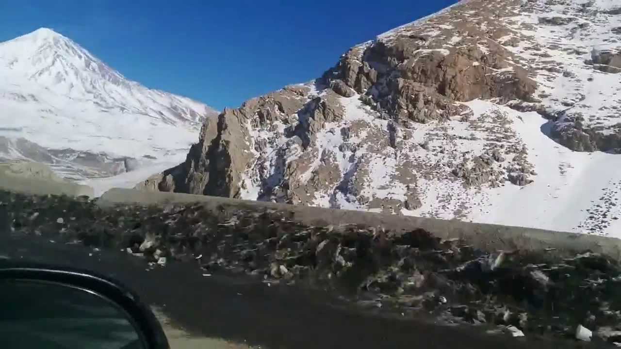 Haraz Road (From Tehran to Gorgan in 6 min) [Dec 2013] - YouTube