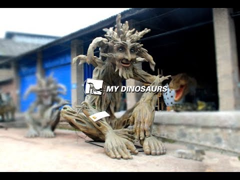 Playground Equipment Animatronic Talking Tree - YouTube