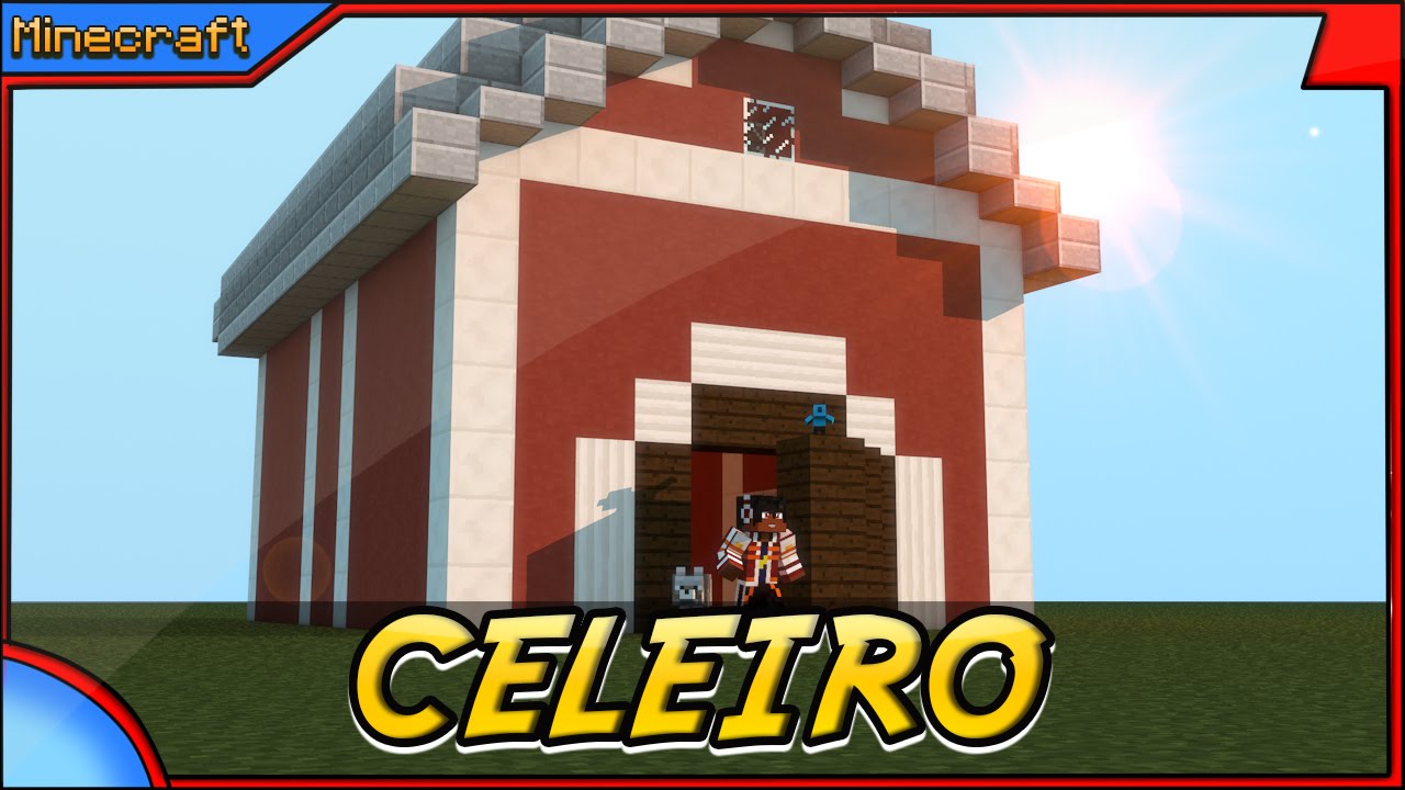 MINECRAFT - COMO CONSTRUIR UM CELEIRO - YouTube