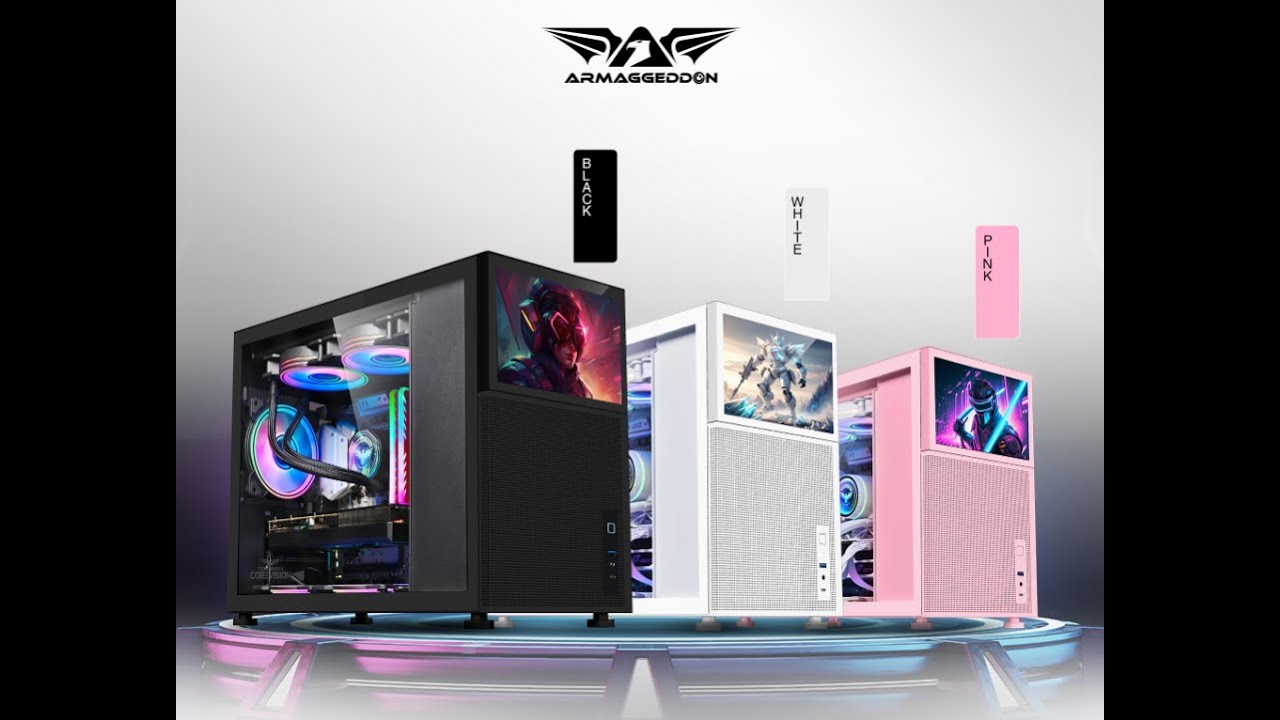 BRELDYNG presentó el case gamer ARMAGEDDON TESSARAXX COREVISION - YouTube
