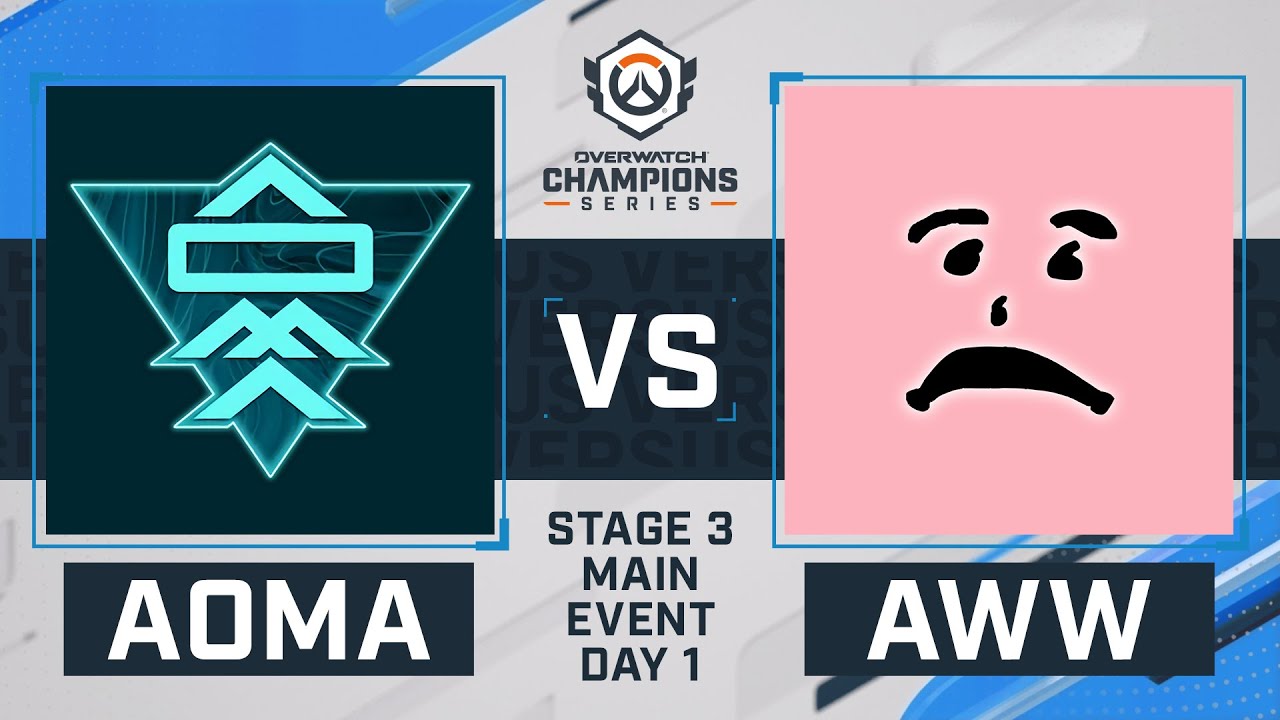 OWCS EMEA Stage 3 - Main Event Day 1 | AOMA v AWW YEAH - YouTube