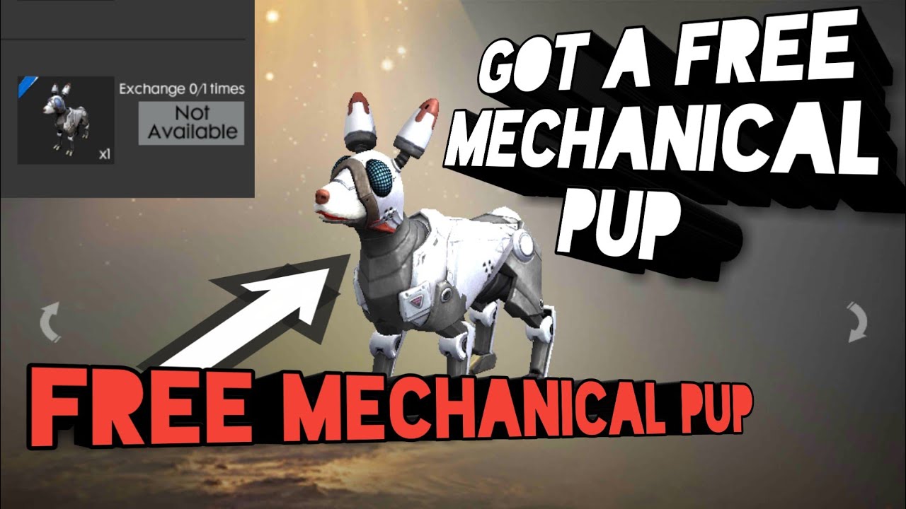 Get a free mechanical pup in new event 🤔🤔 - YouTube