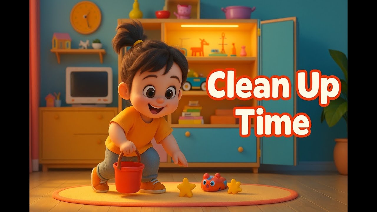 Clean Up Time | Fun Song for Kids to Tidy Up & Sing Along - YouTube