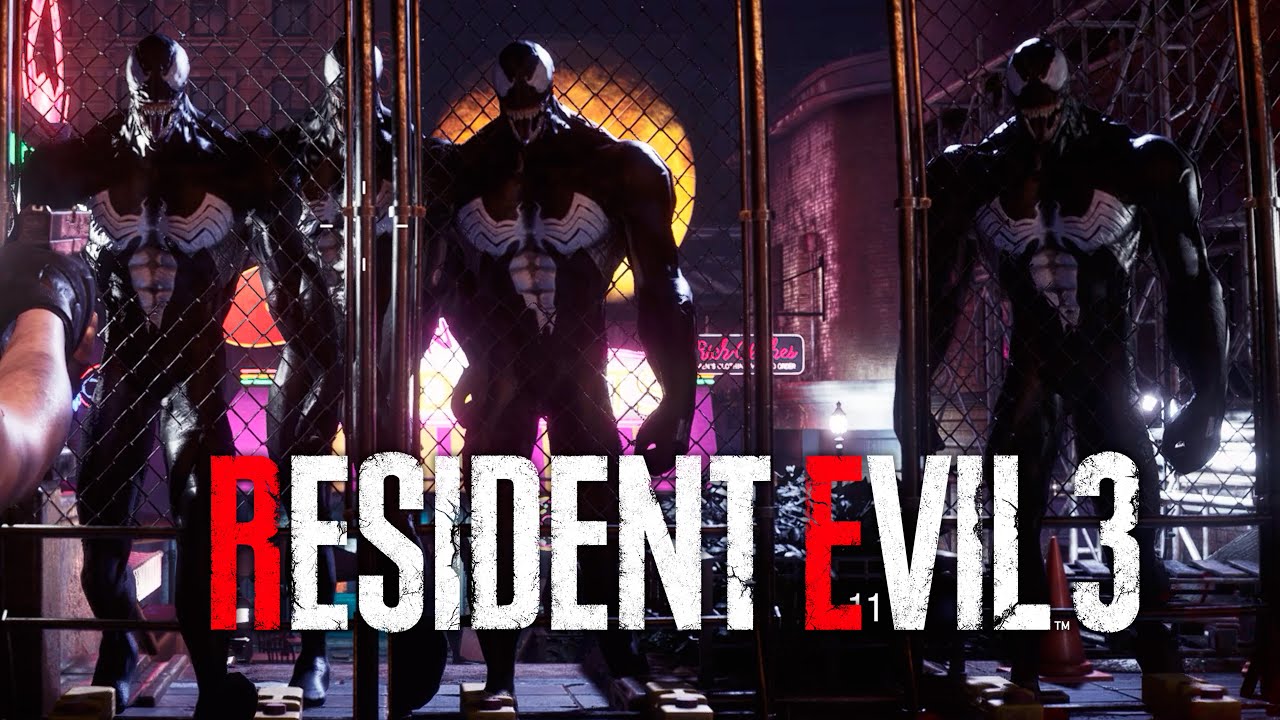 Resident Evil 3 Remak All Zombies as Venom Mod - YouTube